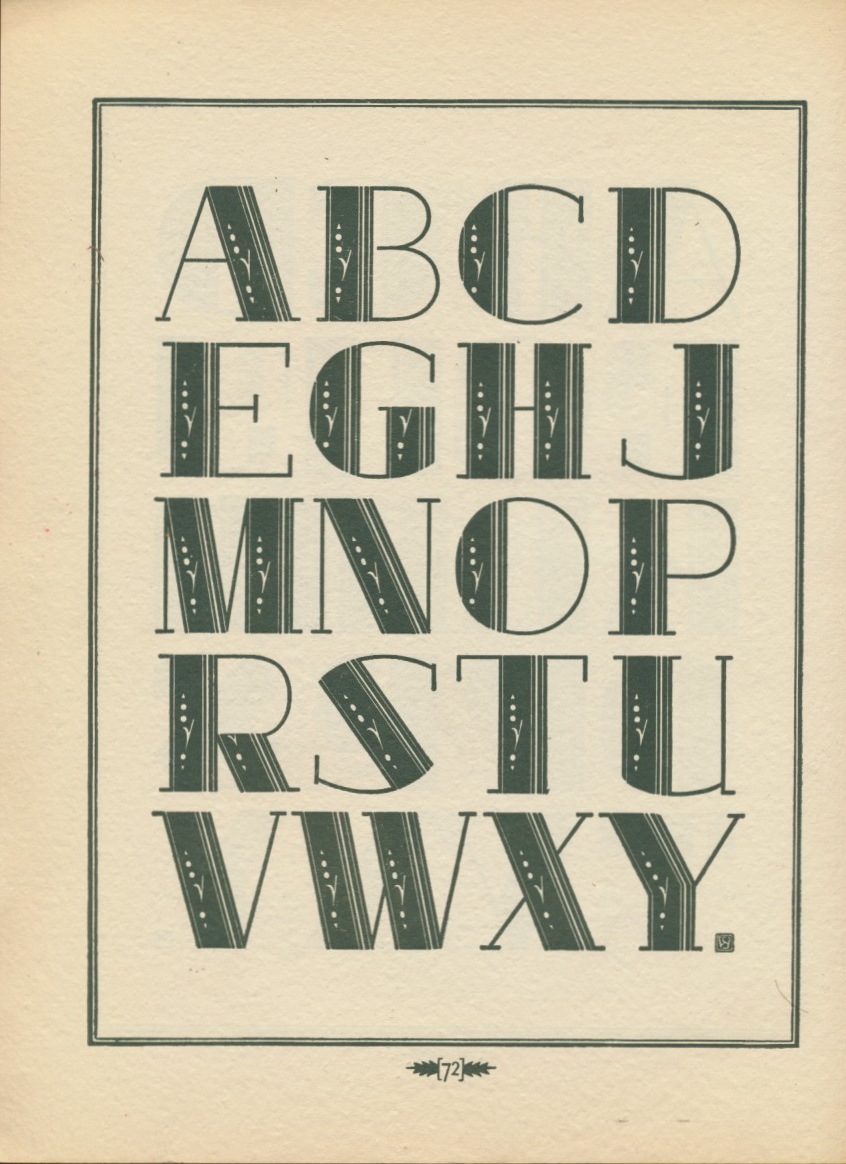 Tenth Letter of the Alphabet: Lettering: Modern and Foreign, Part 5