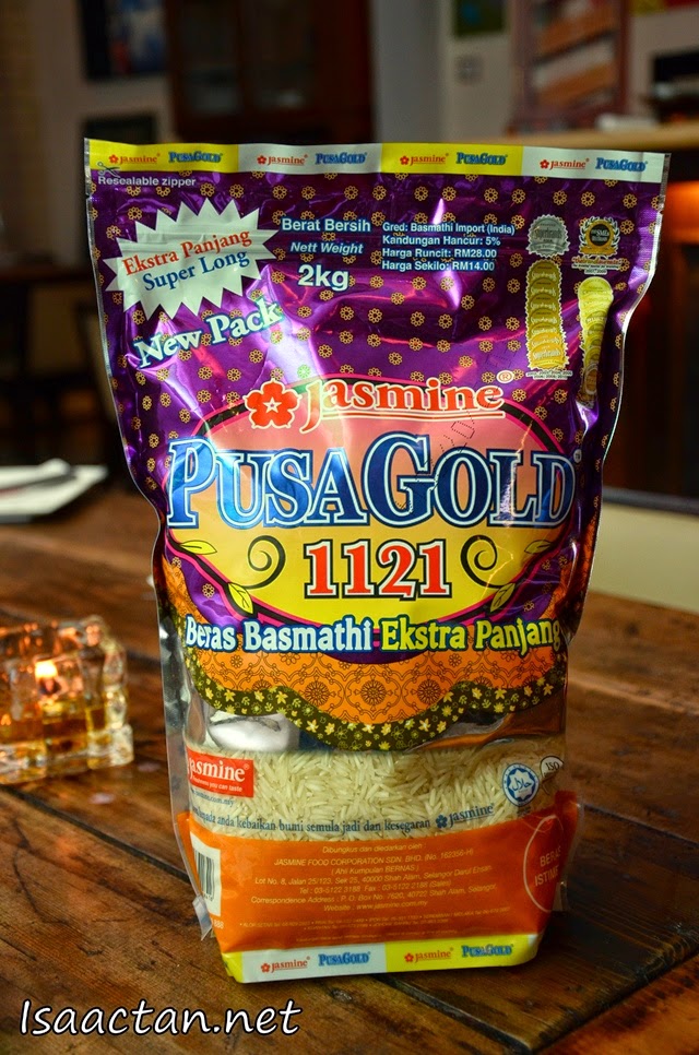 Isaactan.net: A Jasmine Basmathi Rice Affair @ Fuzio Bar & Restaurant ...