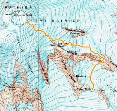 Mount Rainier Climbing: Route Update: Ingraham Direct and Gibraltar Ledges
