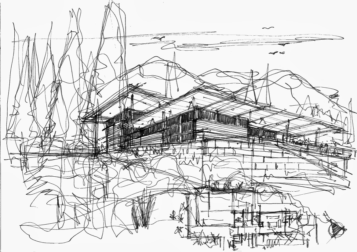 Prifti Aleksander - Architecte: Esquisses et Croquis d'étude