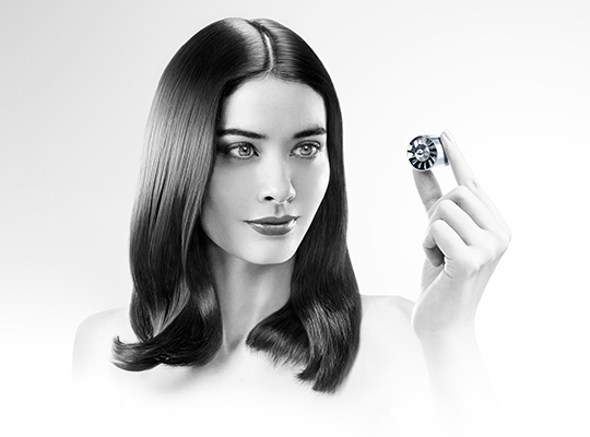 Model Hands - Brooke Colman: Dyson Supersonic hair dryer - Ray Massey