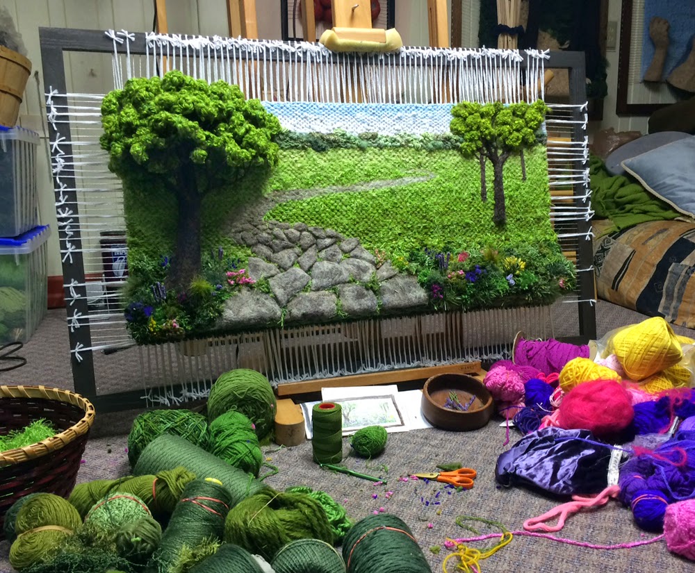 Dimensional Weaving - Martina Celerin 3D fiber art: Weave and ye shall ...