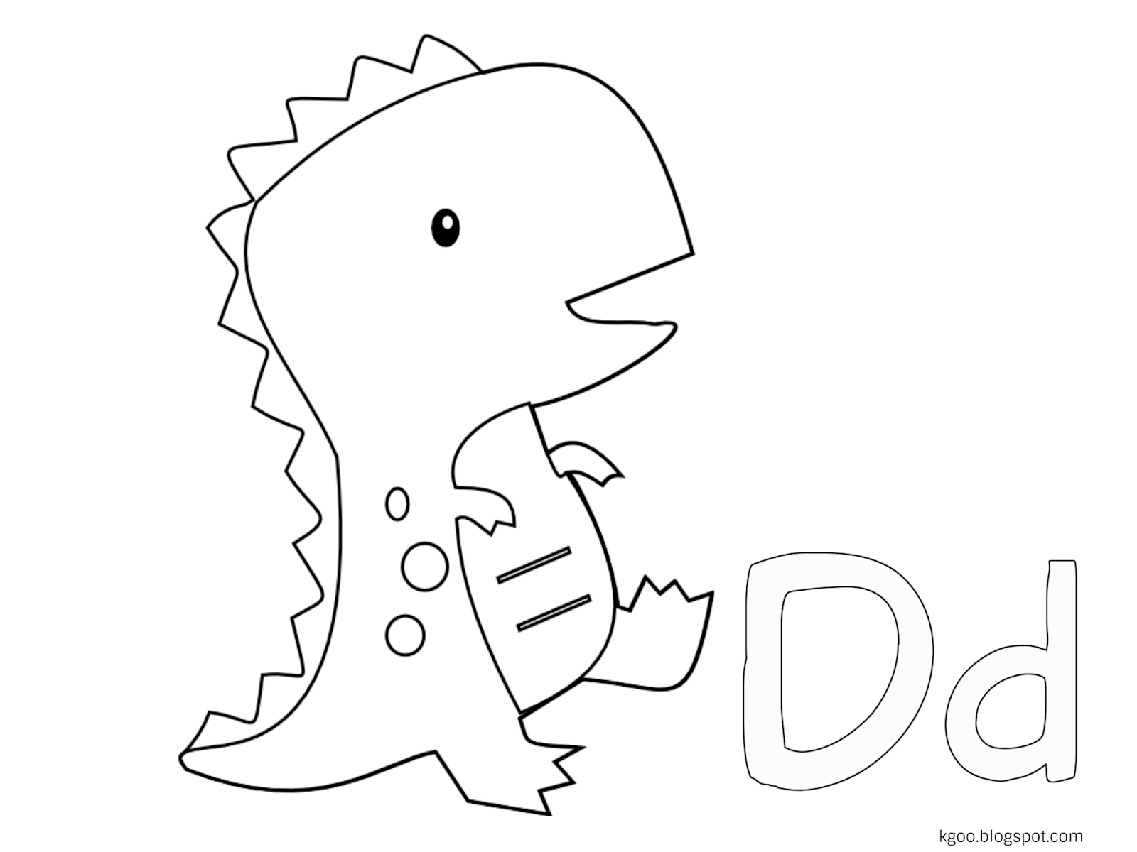 تمارين متنوعة وأوراق عمل لشرح حرف d للأطفال