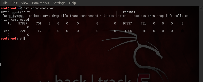 comandos basicos de BackTrack