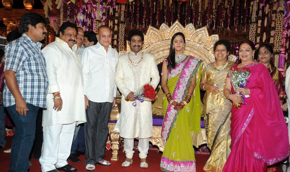Jr NTR and Lakshmi Pranathi Marriage Pictures | Tollywood Stars Profile