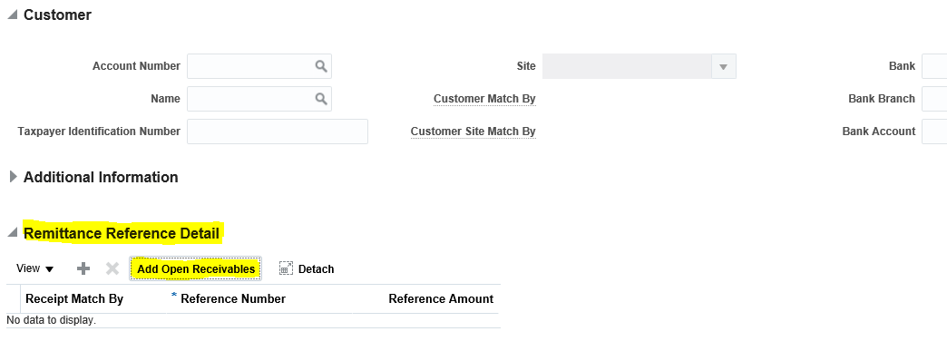 Oracle Application's Blog: How to Create and Apply customer Receipts in Oracle Fusion