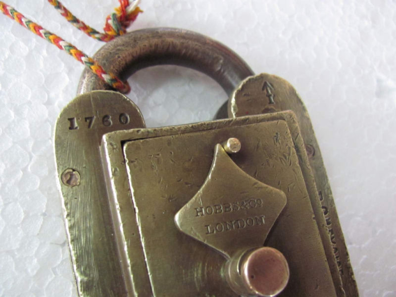 RestraintsBlog: Hobbs & Co. London Brass Custom Department Lock