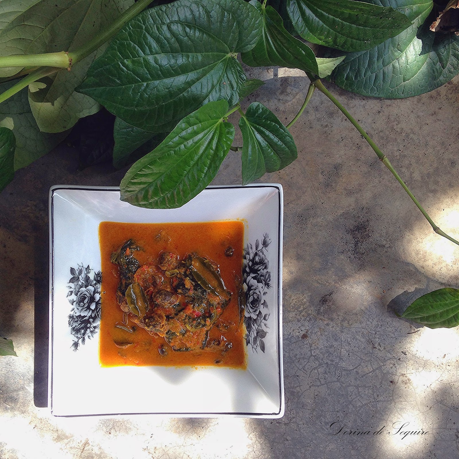 Dorina's Delight™: KARI KERANG DENGAN PUCUK KADUK