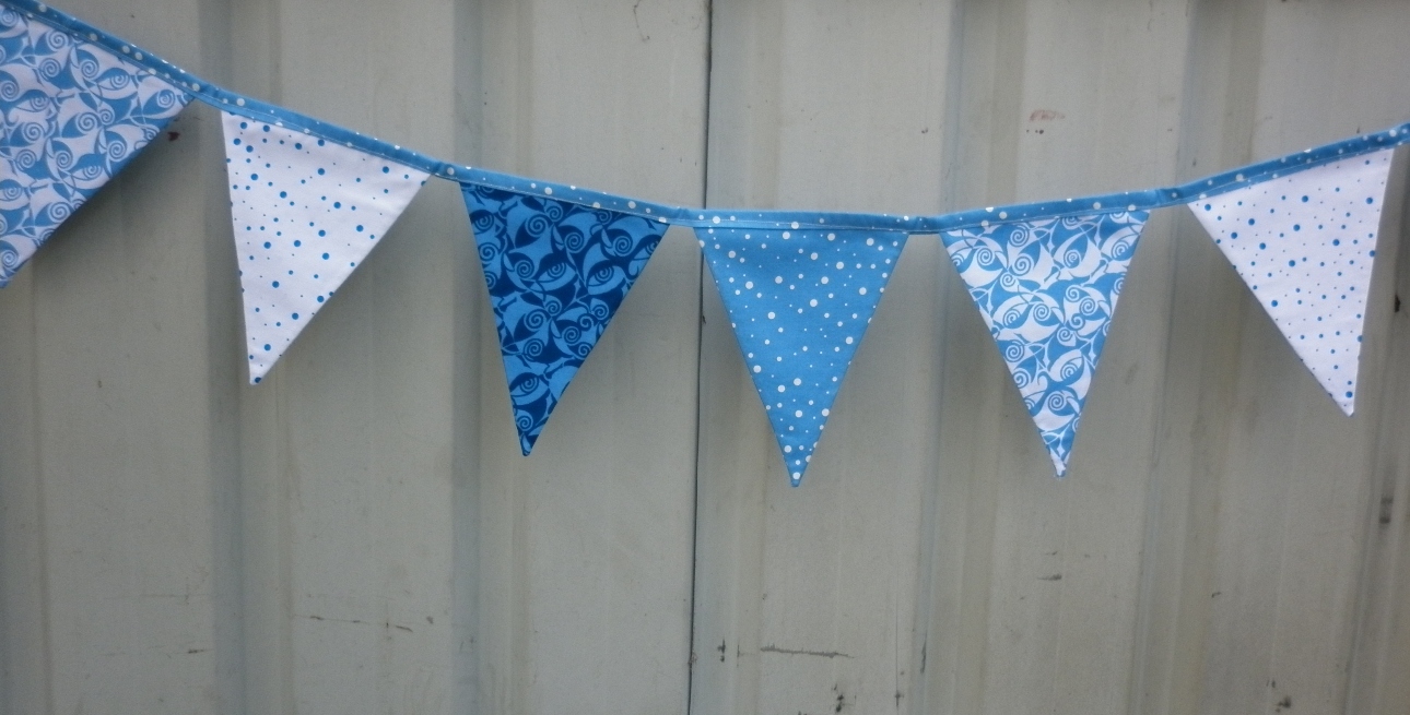 Fabric Buntings and Other Creations: More and more fabric buntings