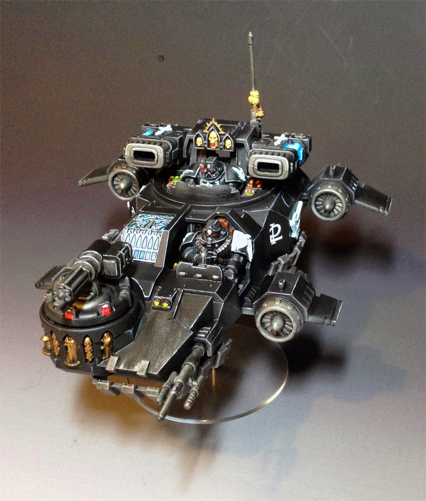 SCIFI WARGAMERS: Units of the Dark Angels: Land Speeder Vengeance.