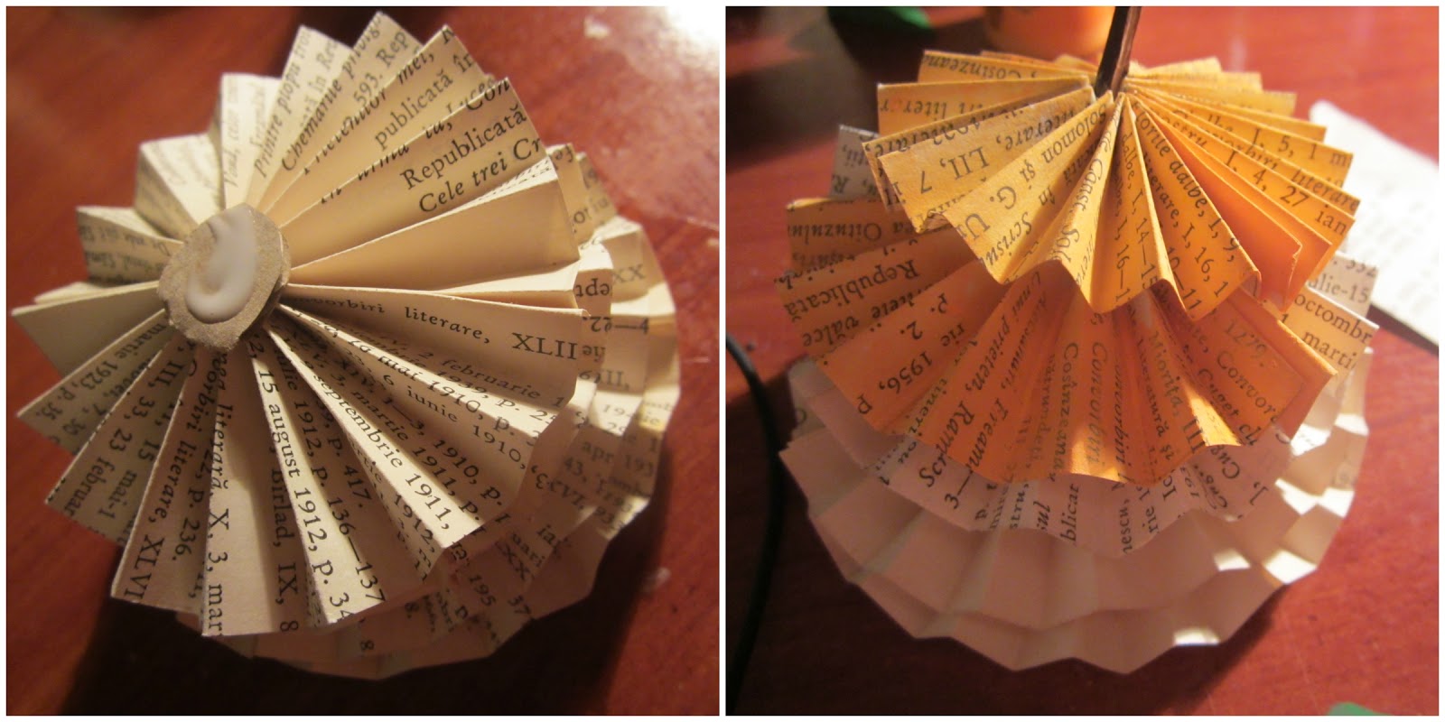 Crafting G: DIY | Dovleac din hartie (decoratiune de toamna)