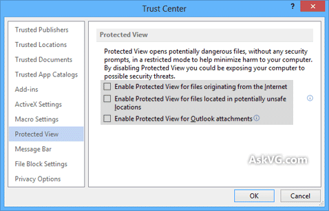 Microsoft Excel এর File Blocking এবং Protected View Settings ঠিক করবেন ...