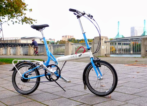 Cameron Graphix: Bike Friday Blue color options