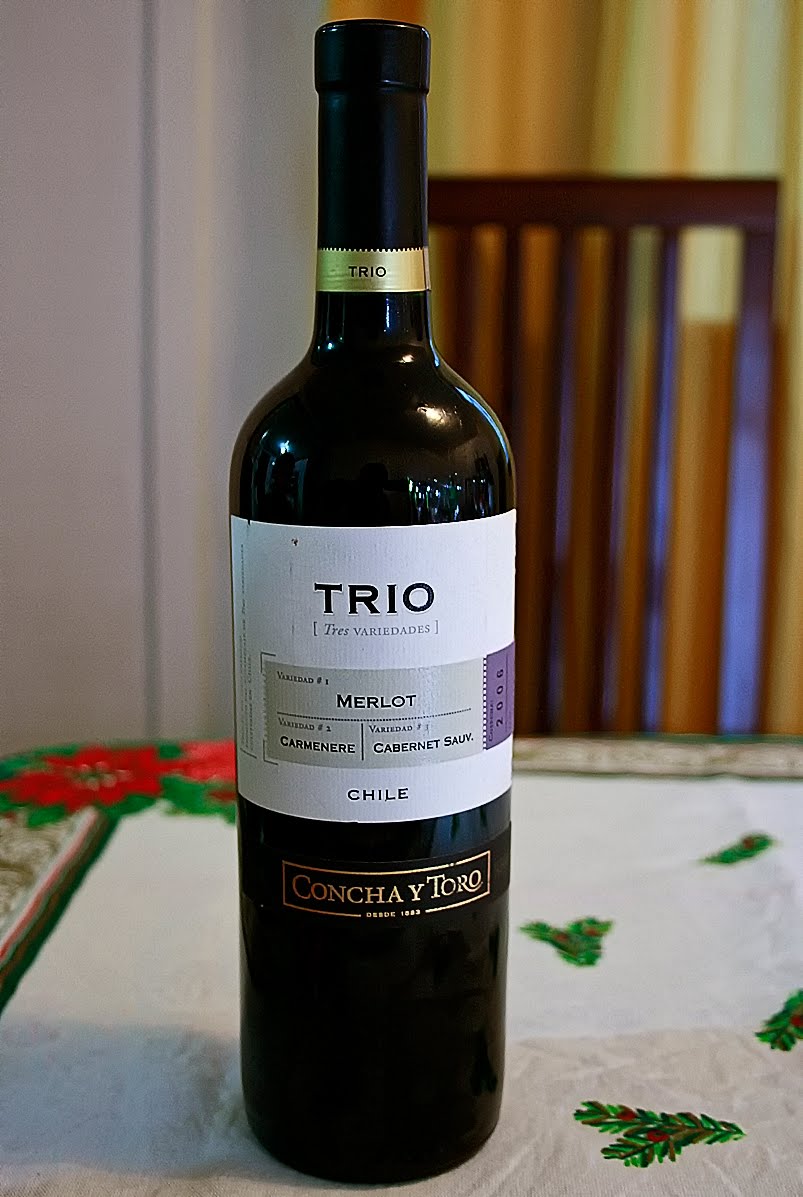bitácora hedonista: Trio 2006, Merlot, Carménère, Cabernet Sauvignon