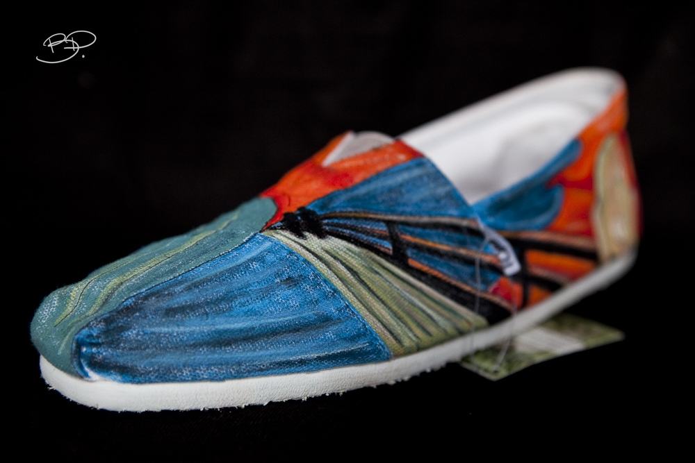 Benjamin Paras: 'The Scream' Inspired Custom Toms Shoes