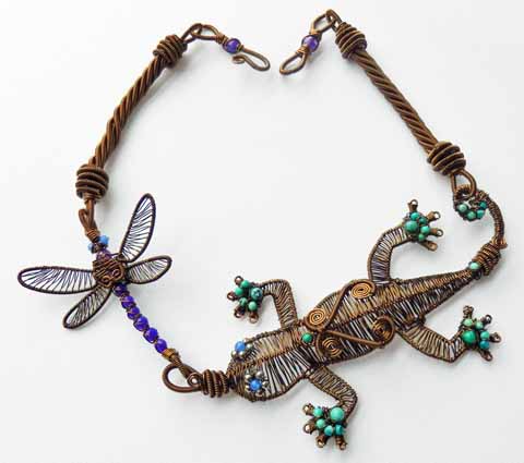 Nature Inspired Wire Work by Rachel Norris / The Beading Gem