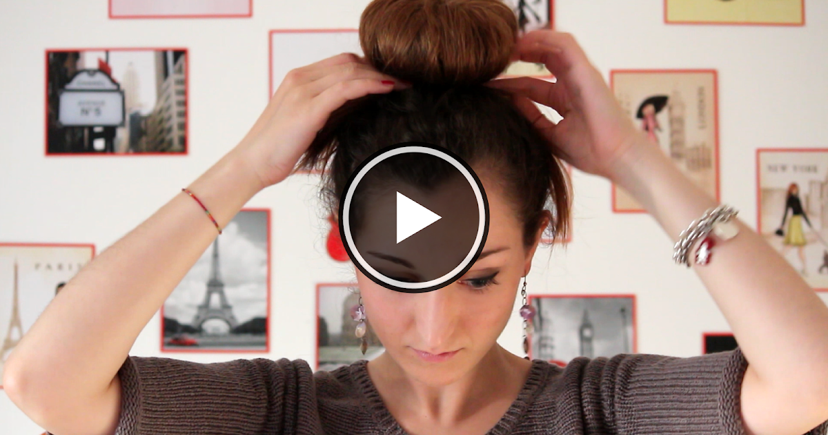 HAIR donut TUTORIAL_ Come realizzare uno chignon in 2 minuti — Bow of Moon