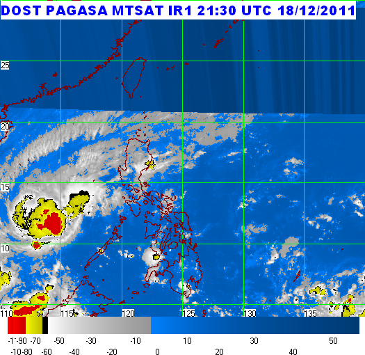 Weather Forecast Philippines Today - 12.19.11 AM