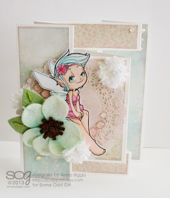 Tri-fold card tutorial - Anna Sigga Creates