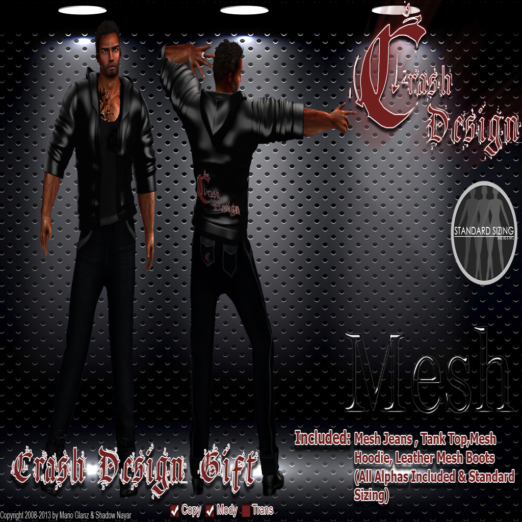 CRASH DESIGN - OUTFITS - THIRD LIFE