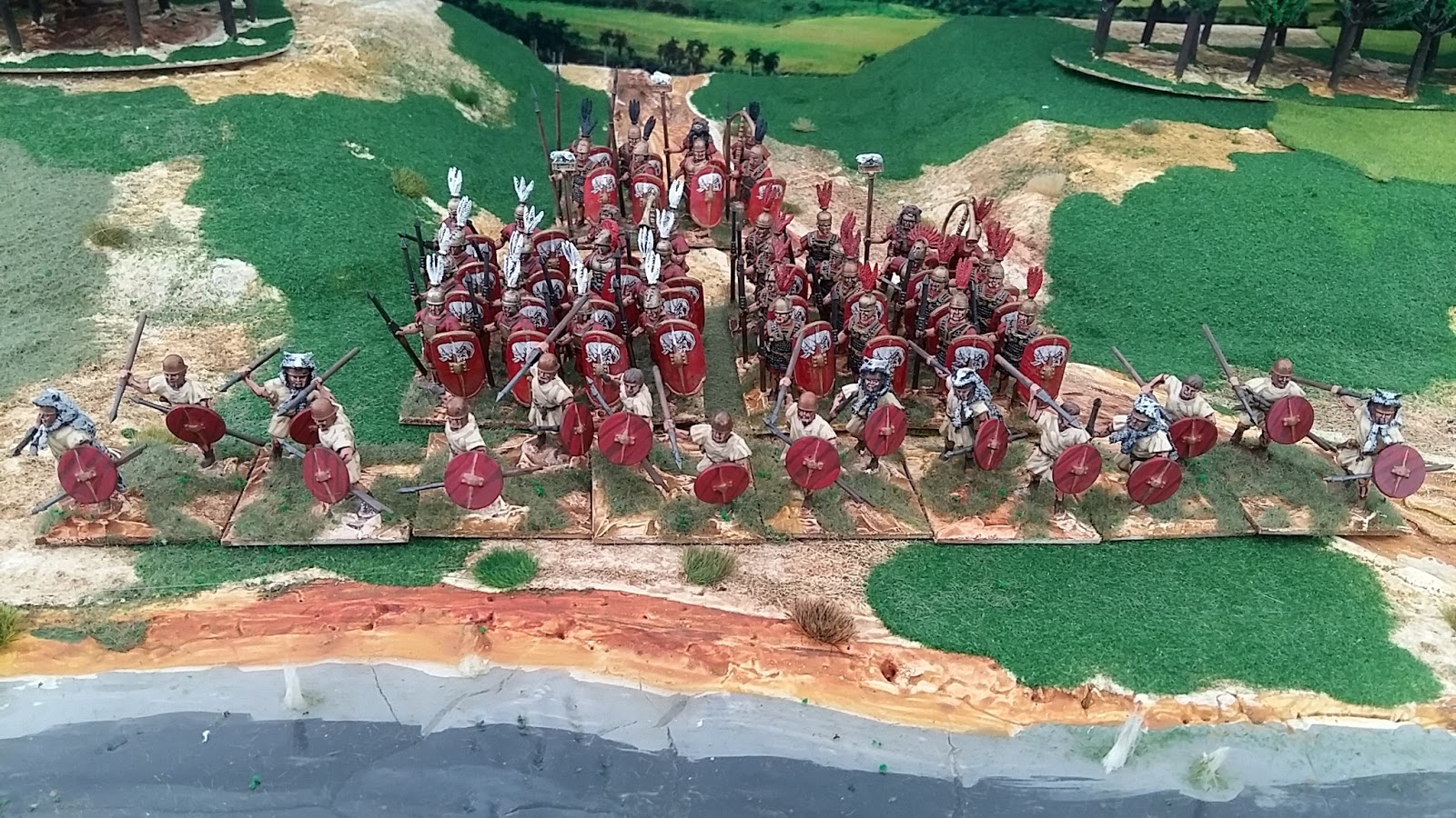 Painting Wargames Figures: VICTRIX Painted Republican Roman Legio on eBay