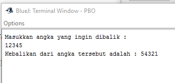 :: Ini Blog ::: Program Java Membalik Angka