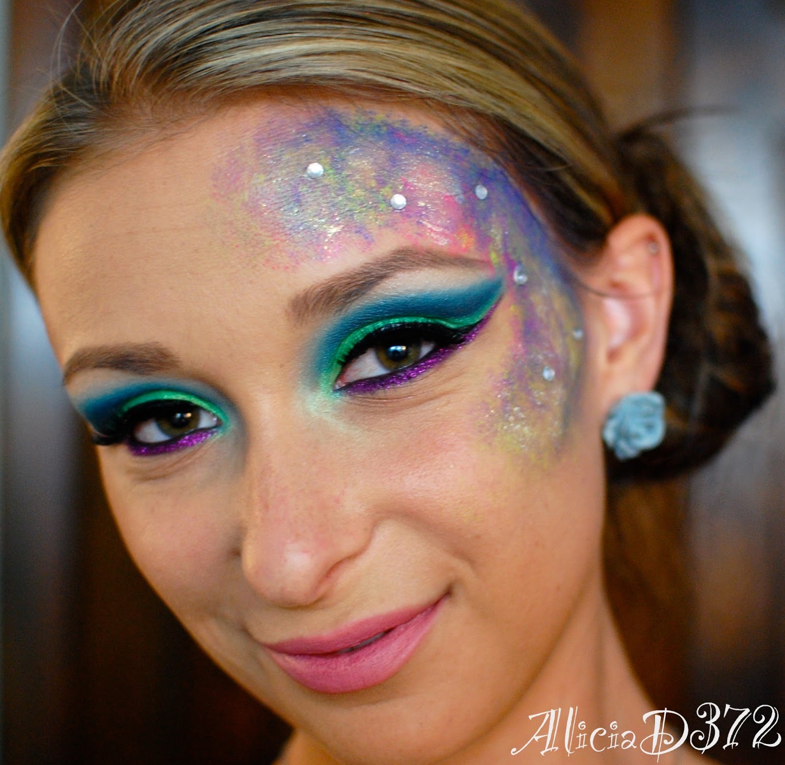 AliciaD372 : Crystallized Galaxy Makeup Tutorial