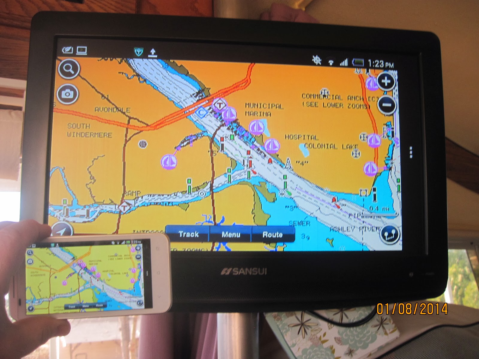 One More Time Around: Marine Navigation - Little to Big Screen