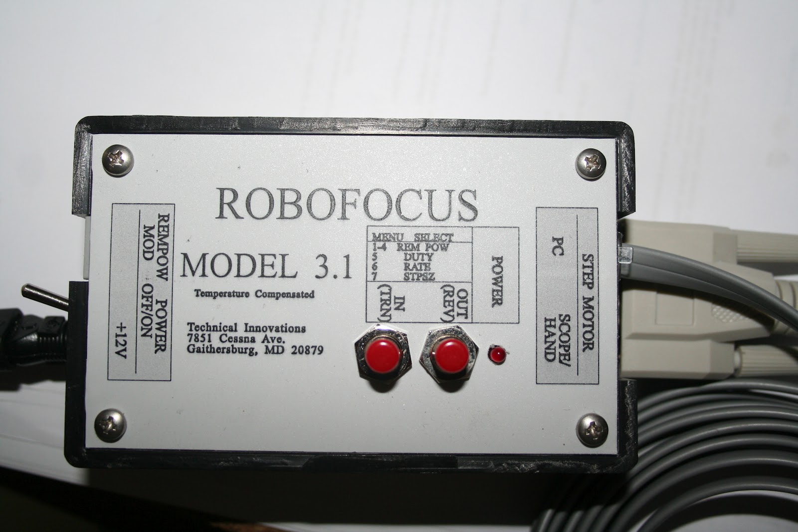 .: Robofocus et mise au point