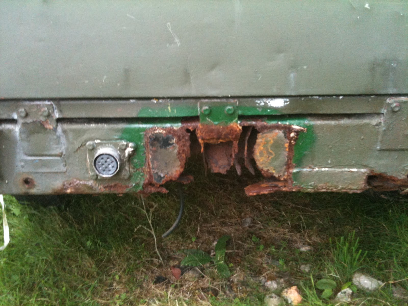 RAF Series 3 EOD Land Rover