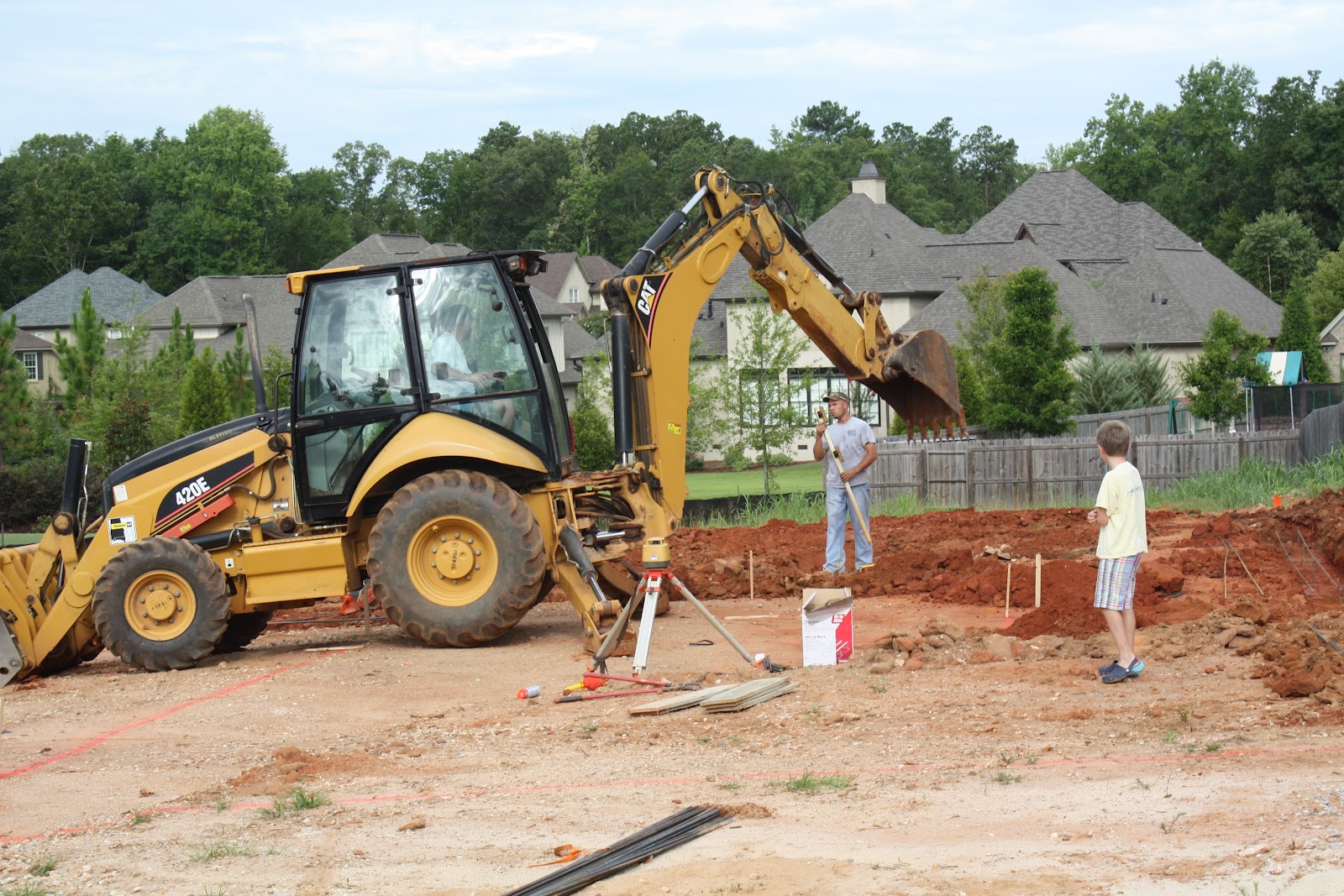 Home, Home on the Plains: Digging Footers and Pumping Concrete