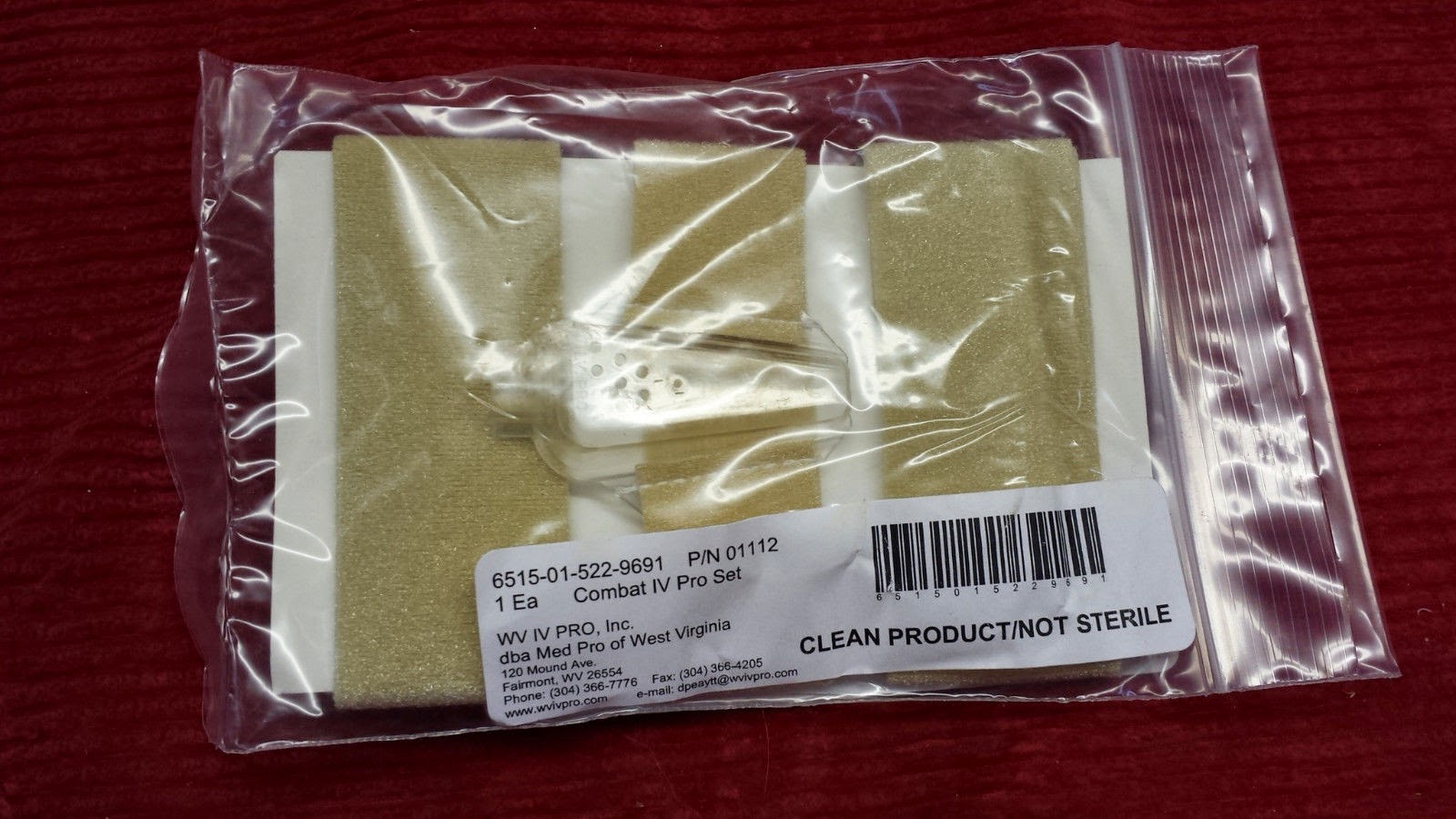 Webbingbabel: WV IV Combat IV Pro Set Catheter Anchoring/Securing ...