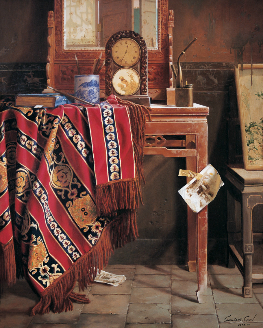 LOVE ART: Chinese Painter-chen shou gang oil painting artworks(Part1)