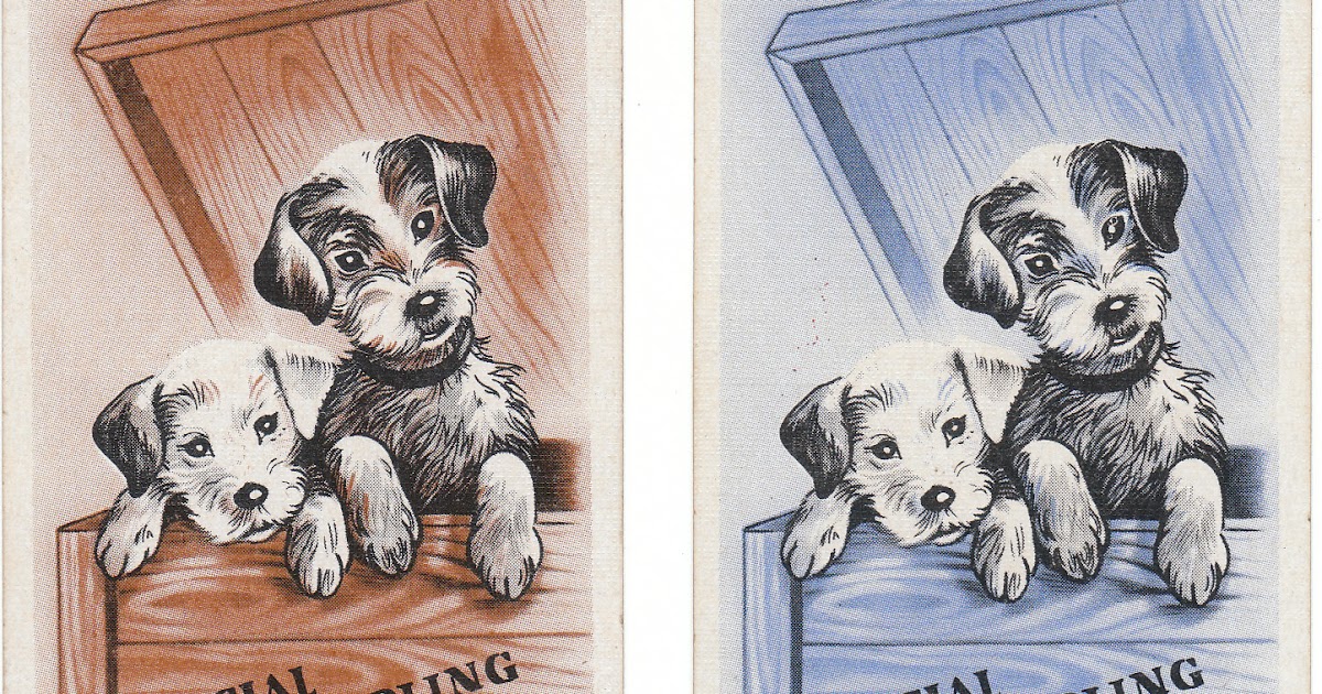 View from the Birdhouse: More Pairs of Vintage Dog Playing Cards