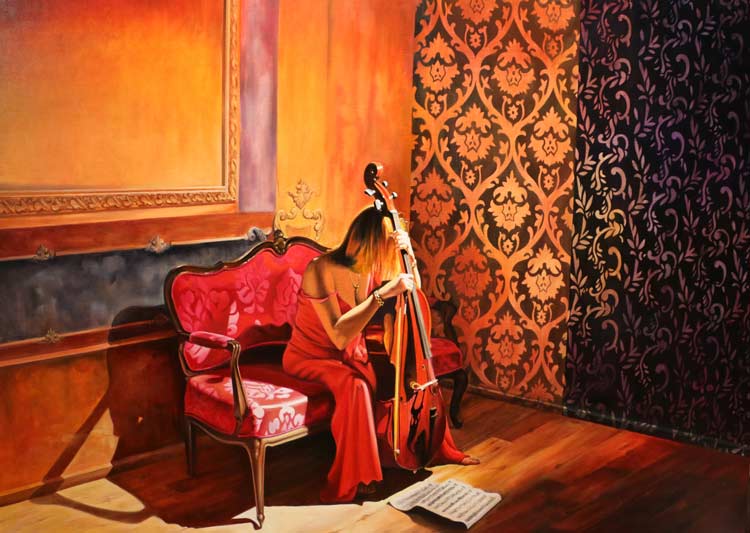 GAUDÍ Y MÁS... por Ana Mª Ferrin: DEL ROJO EN EL RETRATO