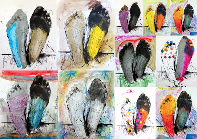 les petites têtes de l'art: Dessin d'accueil sur une oeuvre de ...