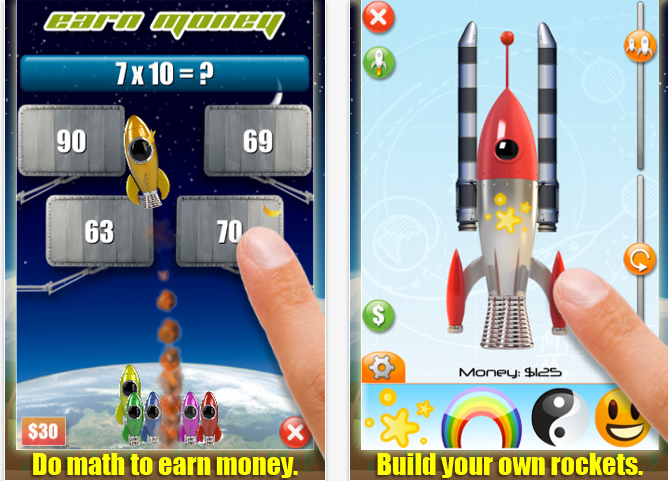 The iPod/iPad Educator: Rocket Math-Fun way to learn Math Facts