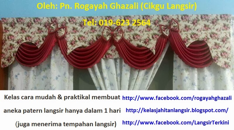 Klik disini utk melihat banyak lagi pattern langsir terkini