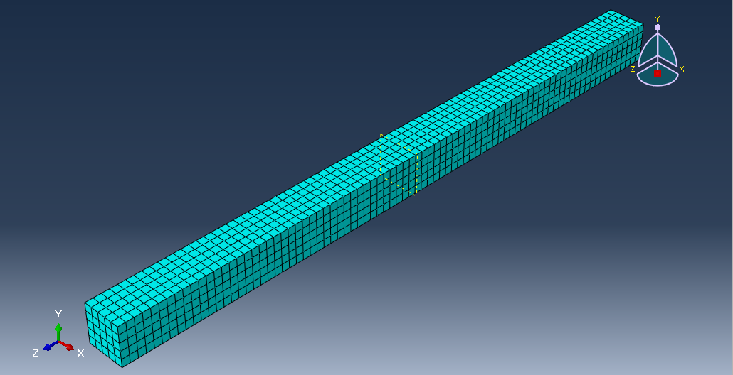 Point Load on a Cantilever Beam in Abaqus ~ FINITE ELEMENT ANALYSIS