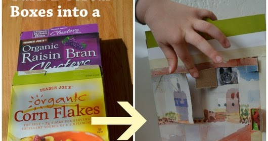 How to Turn Cereal Boxes into a Lift-the-Flap Toy ~ Eco-novice