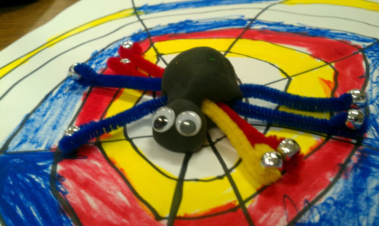 Art With Mrs. Barbati: Kindergarten Mondrian Spider Webs