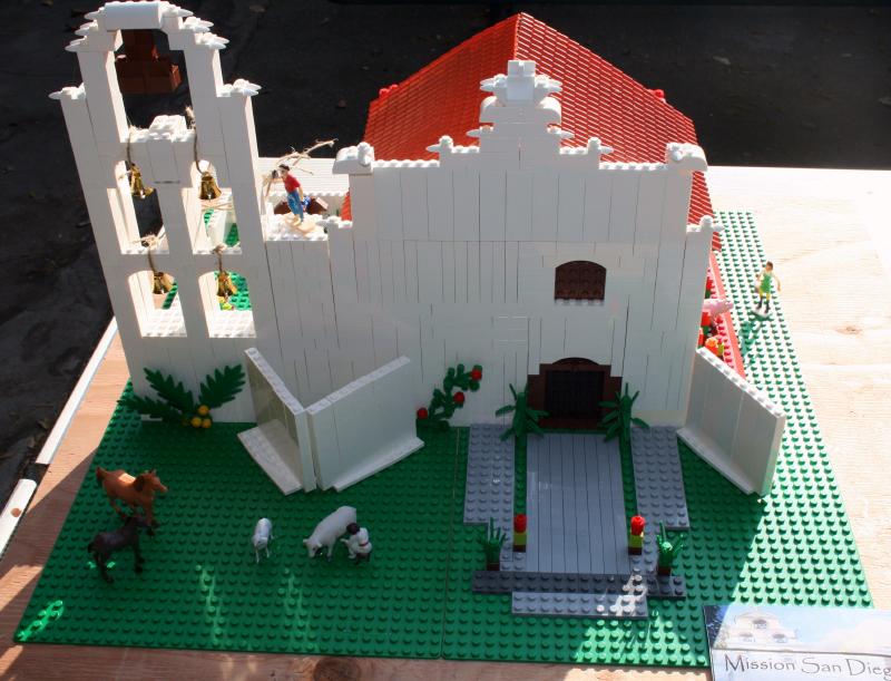 Jack's Henhouse: Mission San Diego de Alcala--The Lego Version!