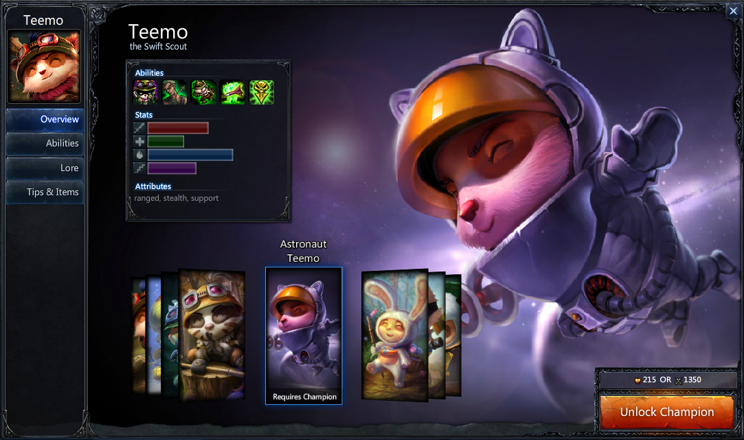 League of Legends exploits: Champ 20: Teemo