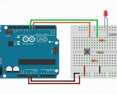 Project Arduino - Implementasi IF Pada Tombol Pengendali LED - TUTORIAL ...