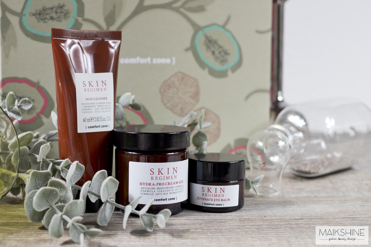 Review tratamiento facial SKIN REGIMEN de Comfort Zone Maikshine MAIKSHlNE