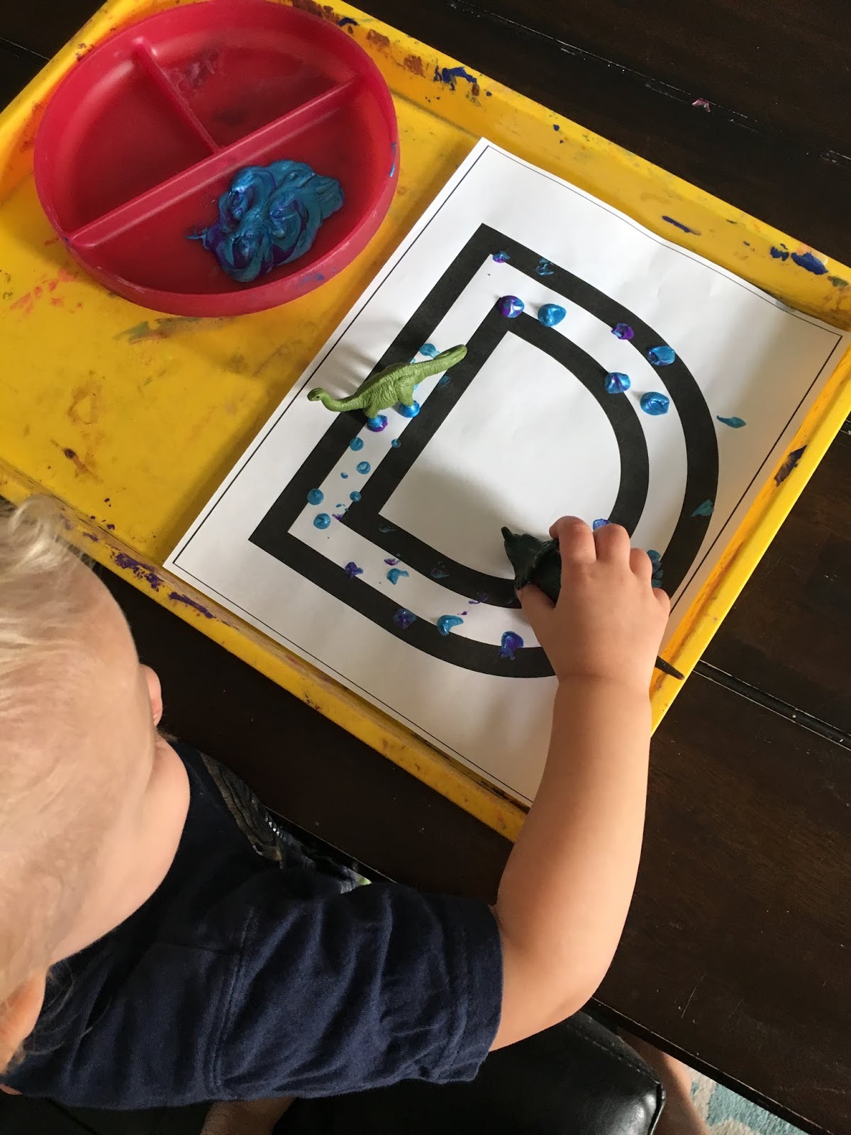 Tot School Letter D is for Dinosaurs