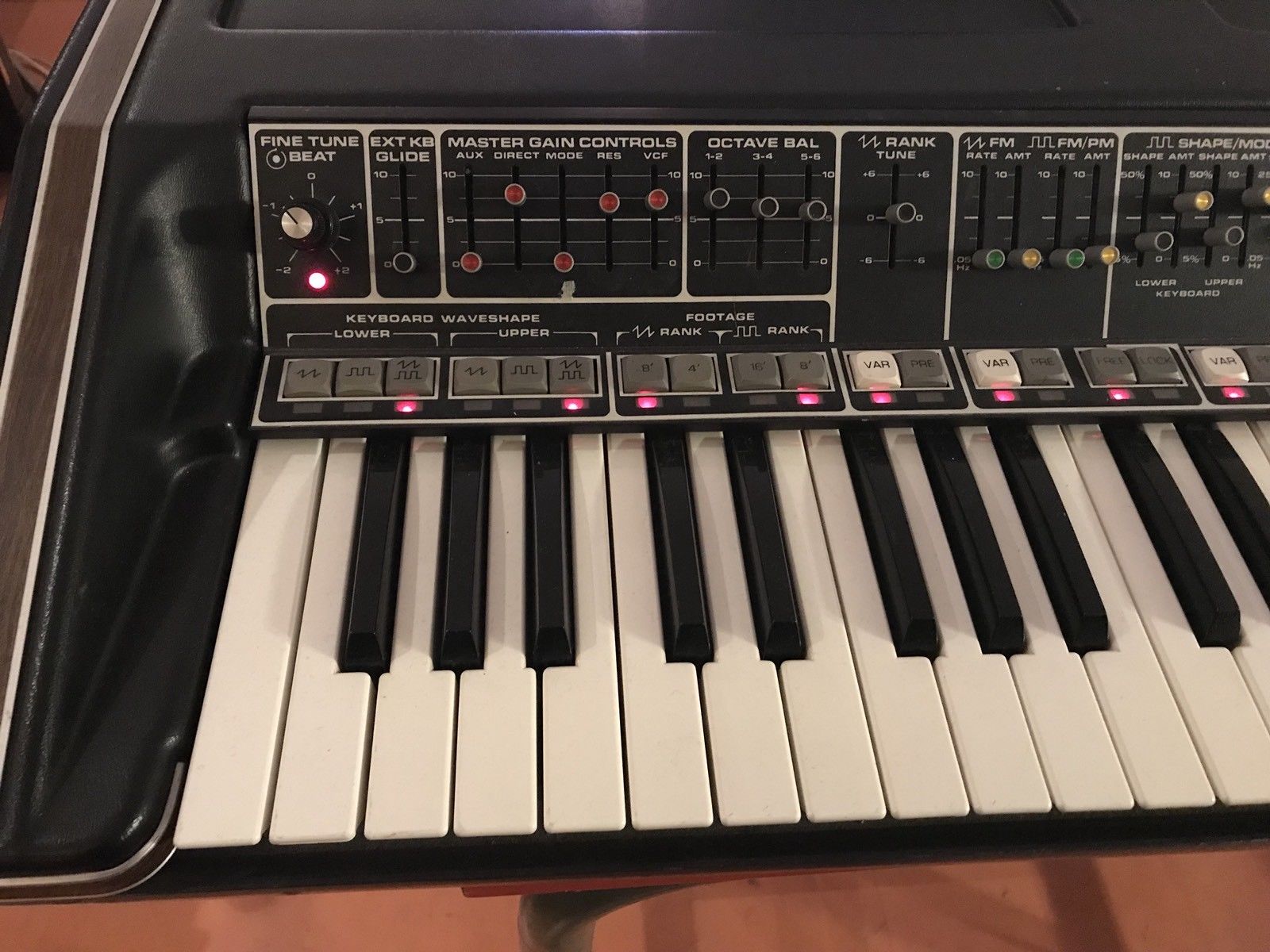 MATRIXSYNTH: MOOG Polymoog Synthesizer 203a fully Serviced + Extras SN 3956
