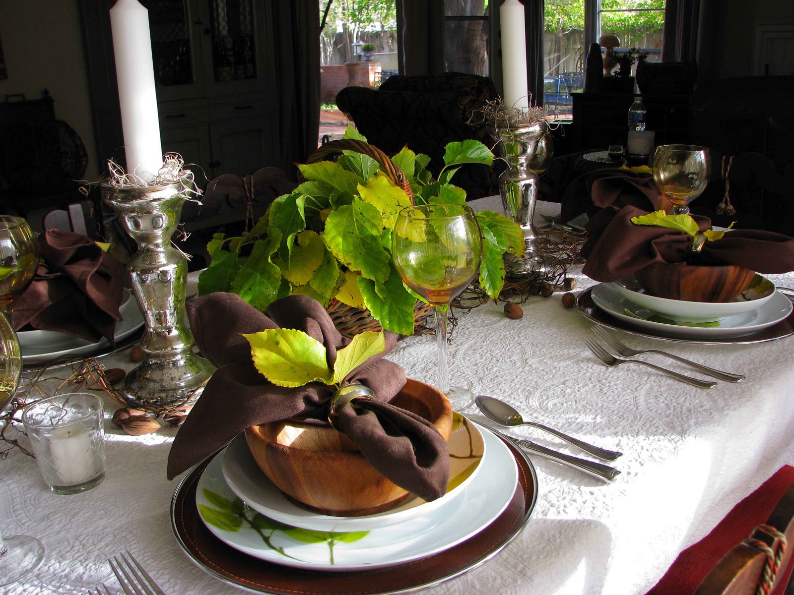 Creative Journeys: Daylight in November Tablescape