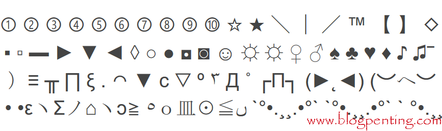 Kumpulan Simbol-Simbol / Karakter Teks Unik (Special Characters) | KASKUS