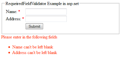 How to use RequiredFieldValidator validation control with example in ...